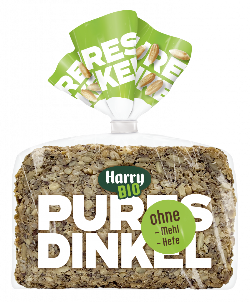 Zwei neue Harry-Brot-Sorten ohne Mehl - brot+backwaren